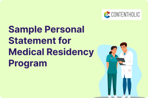 Sample Personal Statement for Medical Residency Program - Contentholic